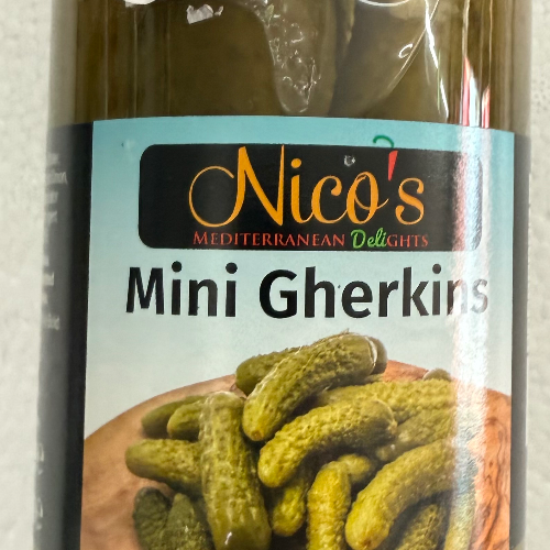 Nico's Mini Gherkins Cornichons 500g - BUY EXPAT FOODS ONLINE IN THAILAND