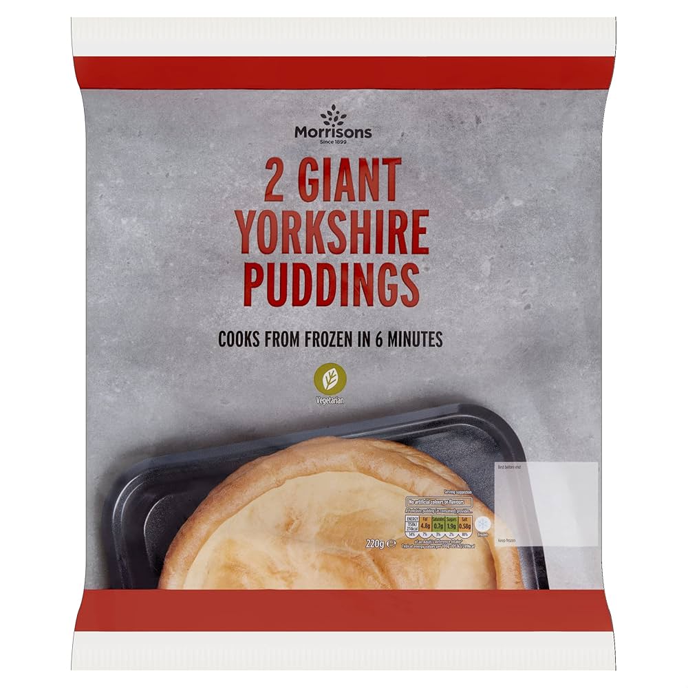 Morrisons Giant Yorkshire Puddings Twin Pack 220g - BUY EXPAT FOODS ...