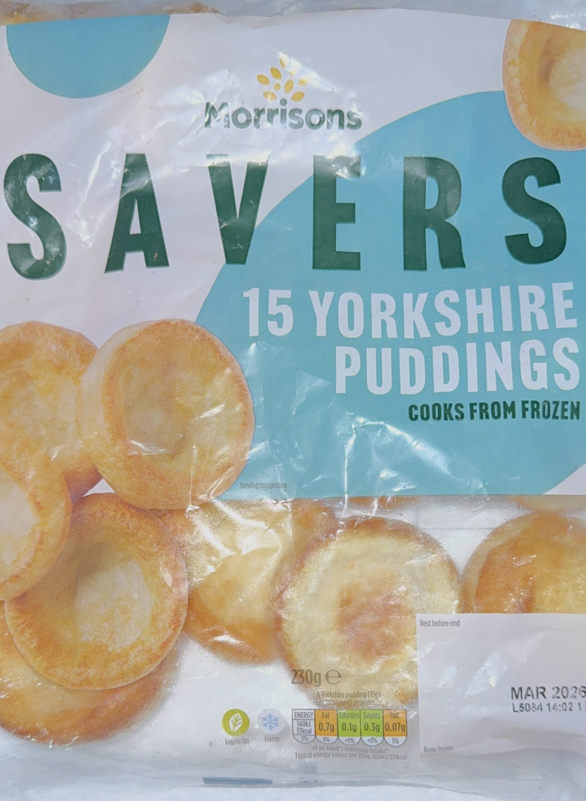 Morrison 15 Yorkshire Puddings - BUY EXPAT FOODS ONLINE IN THAILAND